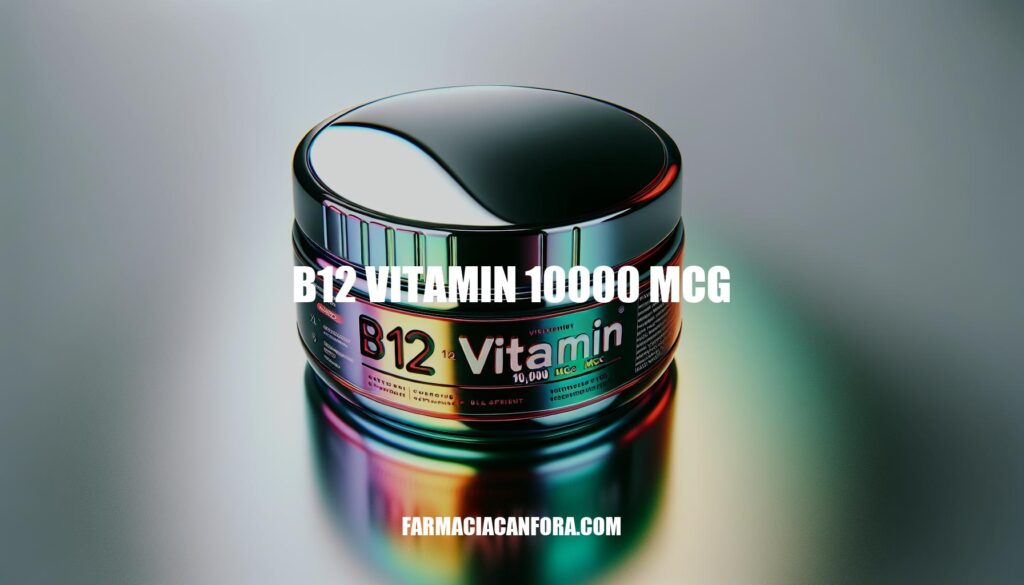 B12 Vitamin 10000 mcg: Benefits and Risks of High-Dose Supplementation
