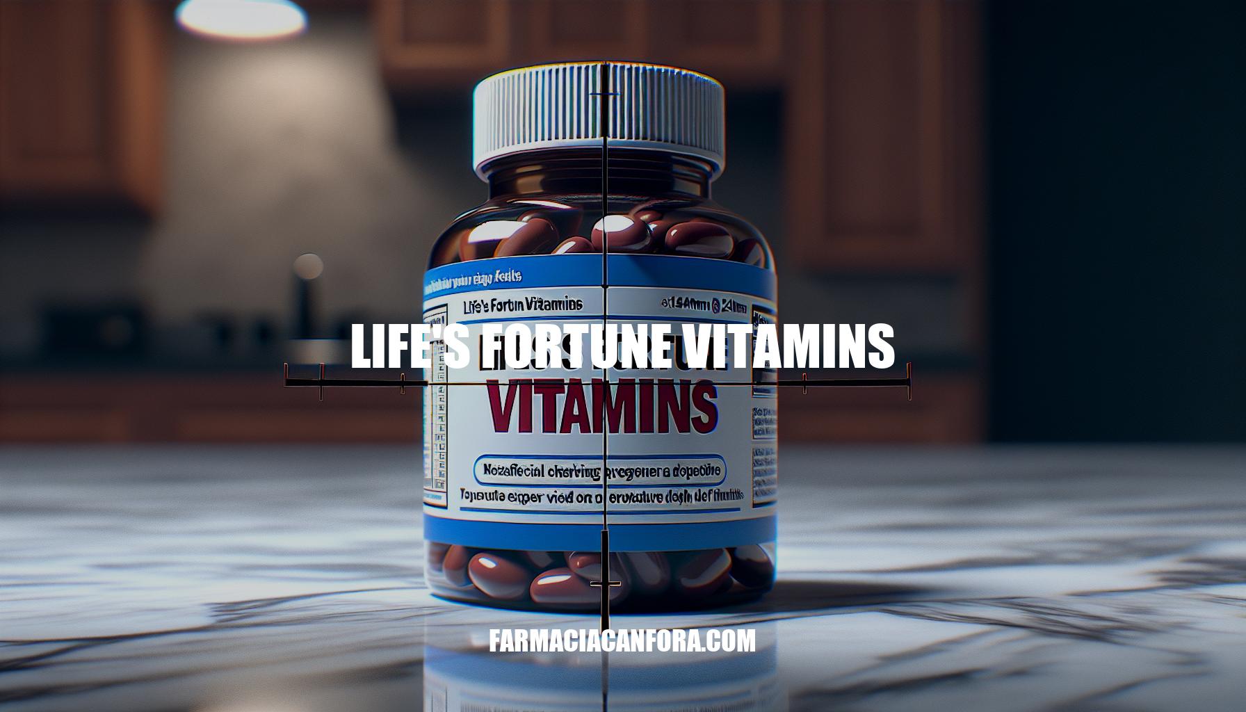 Unlocking Optimal Health with Life's Fortune Vitamins