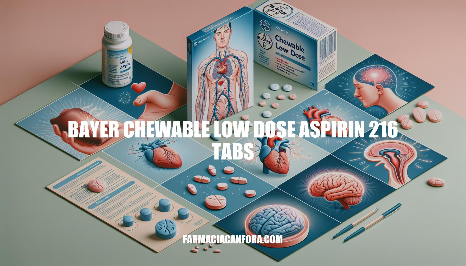 Bayer Chewable Low Dose Aspirin 216 Tabs: Heart Health and Pain Relief ...