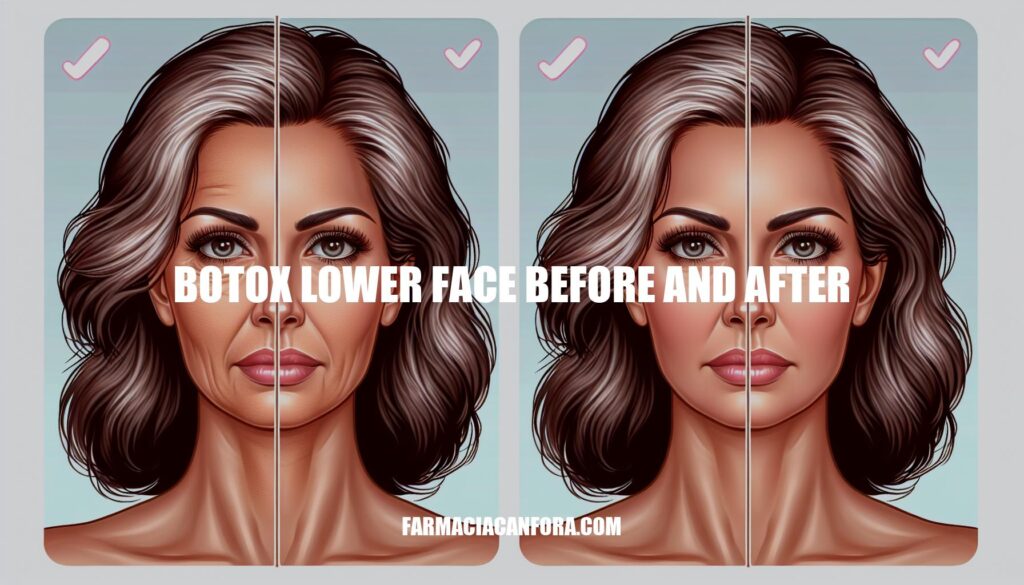 Botox Lower Face Before and After: Transforming Your Jawline and Chin