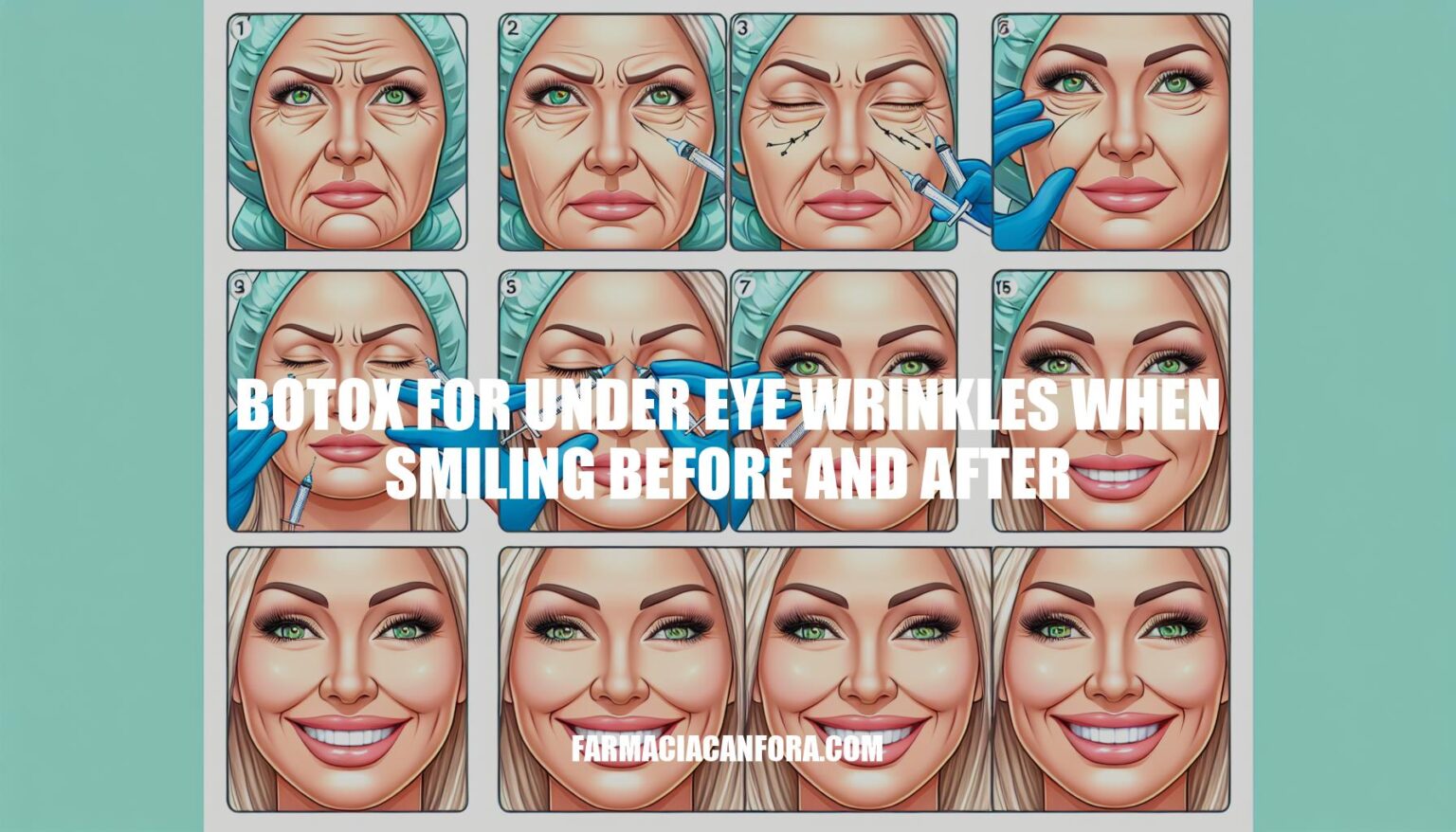 Botox for Under Eye Wrinkles Before and After When Smiling