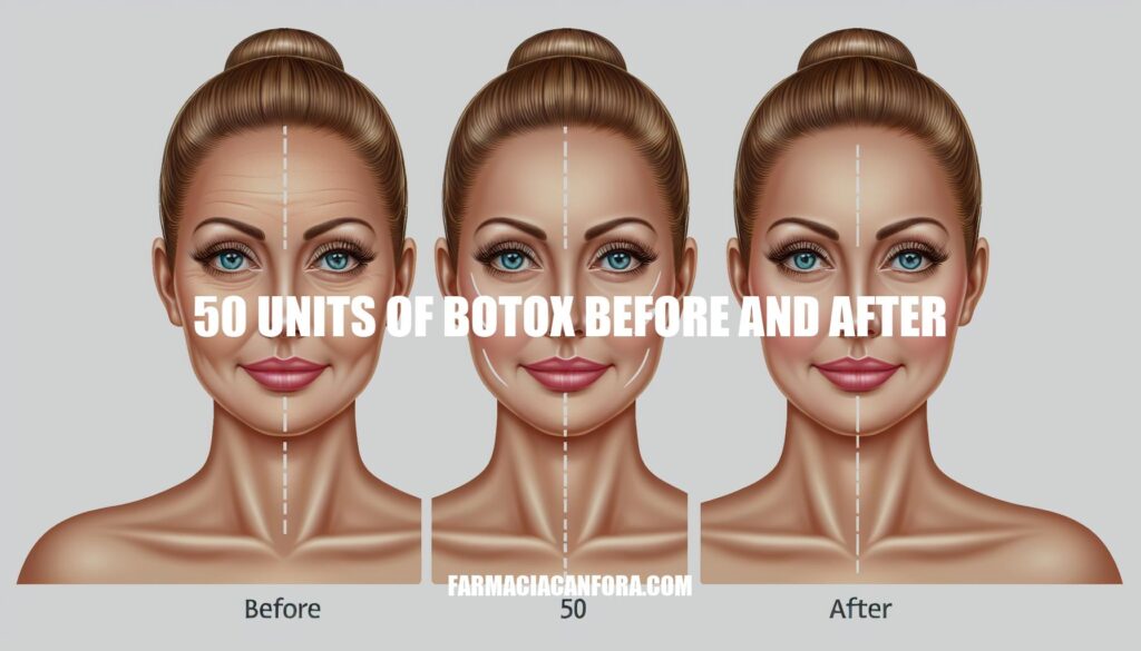 Botox Before and After: 50 Units Results