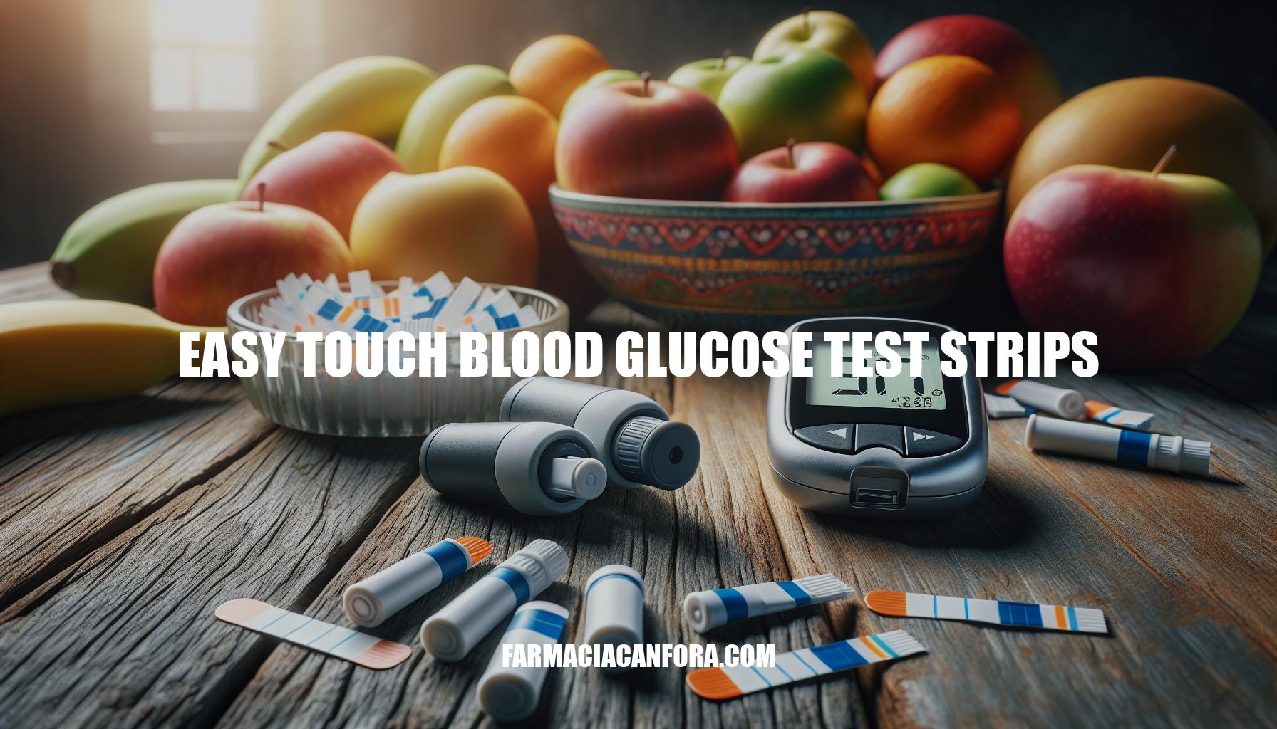 Easy Touch Blood Glucose Test Strips: Accurate Diabetes Management Made ...