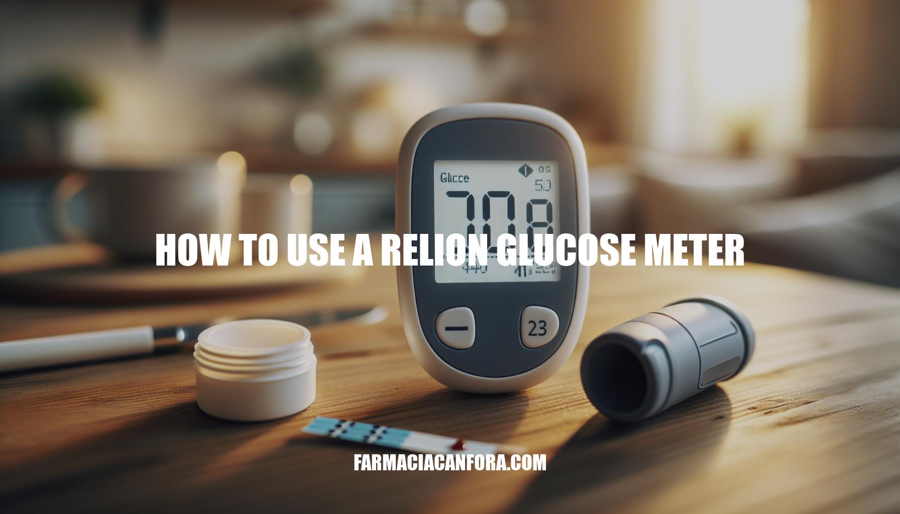 ReliOn Glucose Meter User Guide: How to Use a Relion Glucose Meter ...