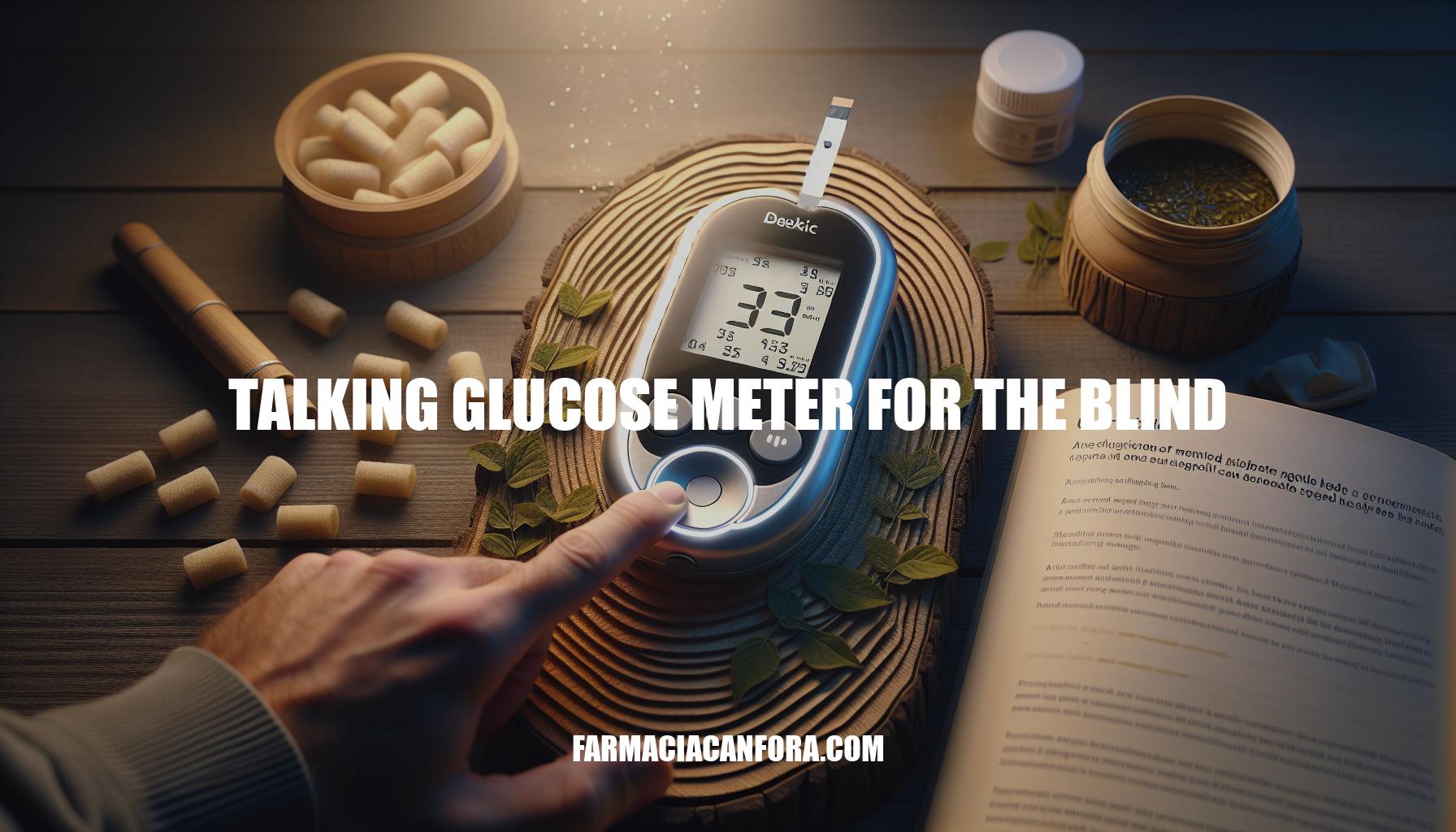Talking Glucose Meters for the Blind: Empowering Independence with ...