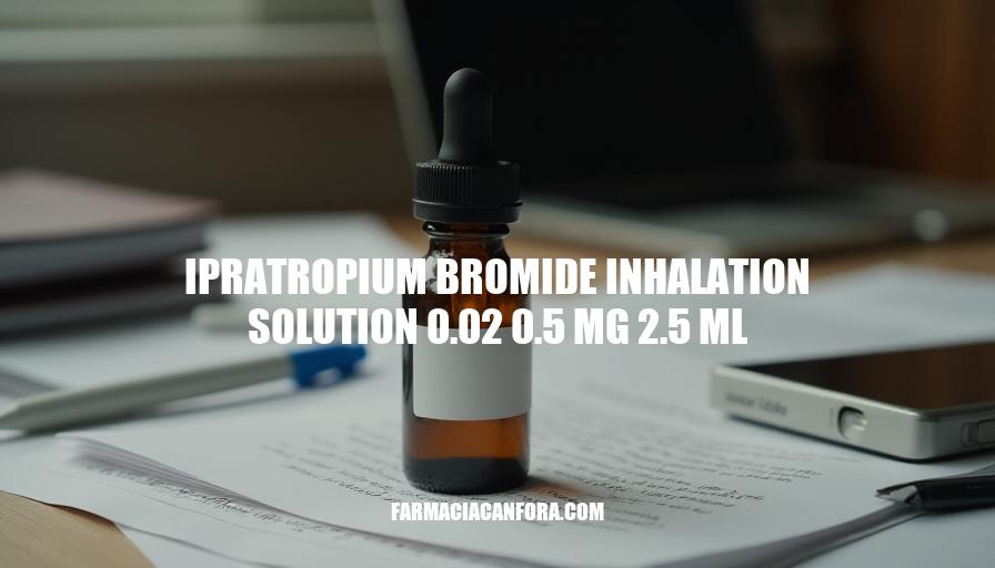 Ipratropium Bromide Inhalation Solution 0.02% 0.5mg/2.5ml: A ...