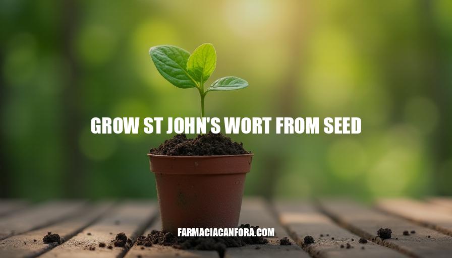 How to Grow St John's Wort from Seed Successfully