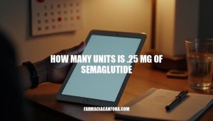 Semaglutide Dosage Conversion: Understanding 0.25mg Units