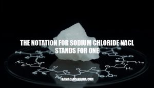 Understanding Sodium Chloride (NaCl) Notation: What Does it Represent?
