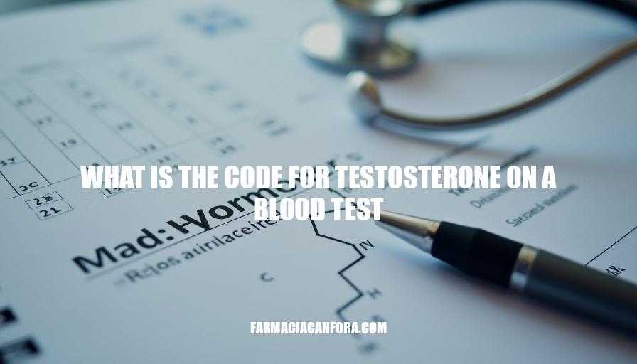 Understanding Testosterone Blood Test Codes: What Is The Code For ...