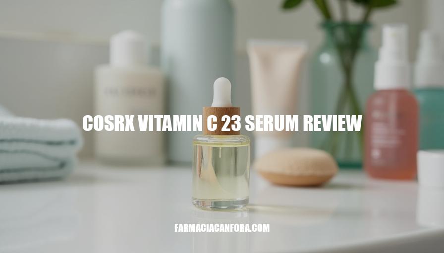 CosRX Vitamin C 23 Serum Review - A High-Concentration Skincare Solution