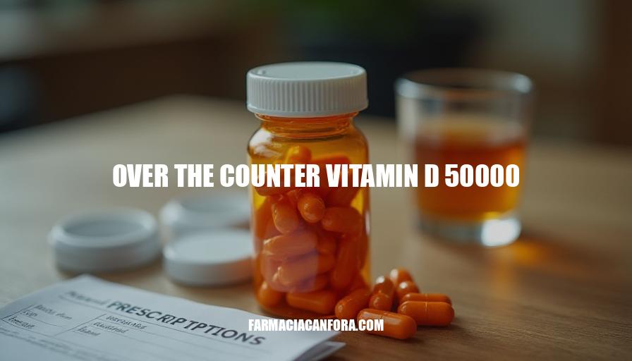 Over-the-Counter Vitamin D 50,000 IU Supplements for Severe Deficiency
