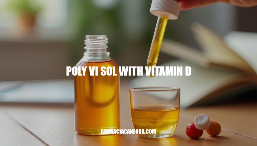 Poly Vi Sol with Vitamin D - Liquid Multivitamin for Babies & Children