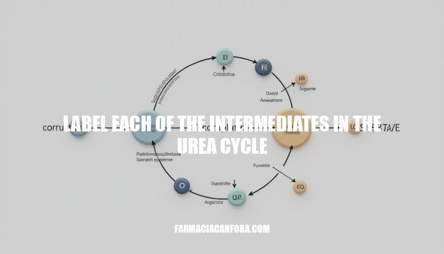 Understanding the Urea Cycle: Label Each Intermediate Step