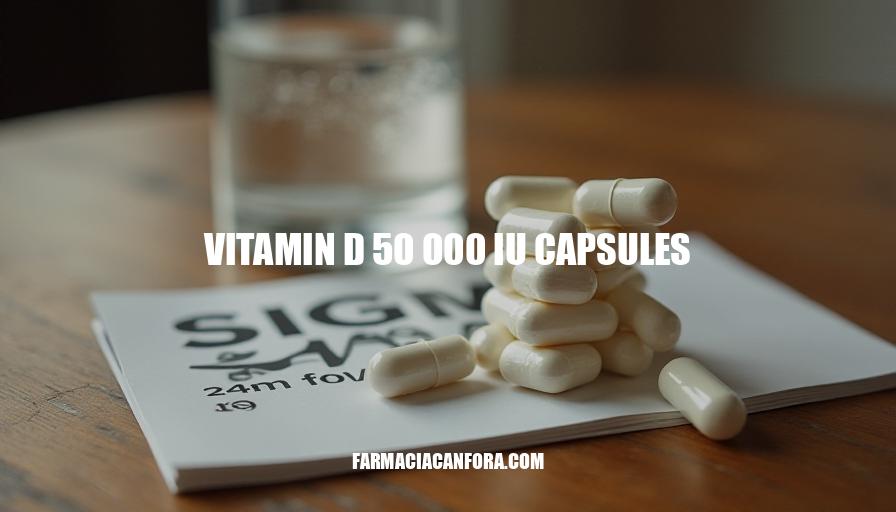 Vitamin D 50,000 IU Capsules Benefits and Precautions